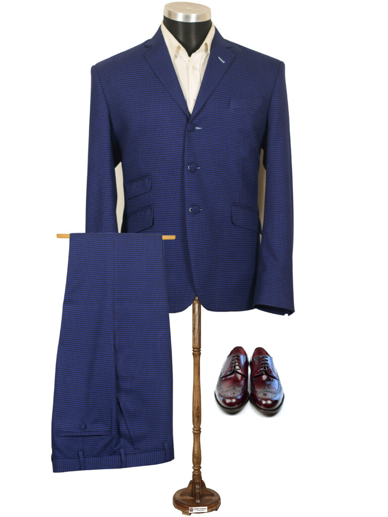 Mens Mod Suits | 60s Style Exclusive Pattern 3 Button Mod Suit
