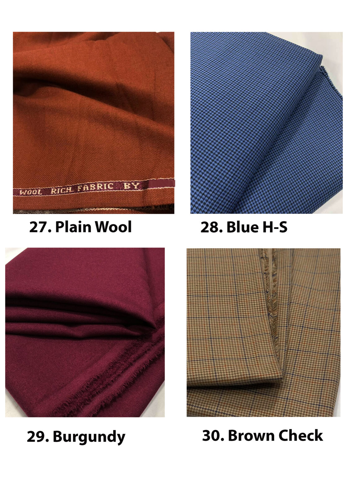 Tailored Suits | Plain Wool Bespoke Mod Suits for Men