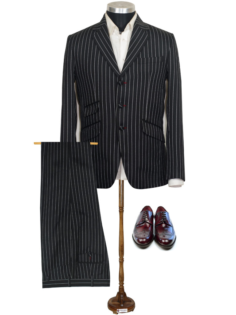 Mens Mod Suits | 60s Style Exclusive Pattern 3 Button Mod Suit